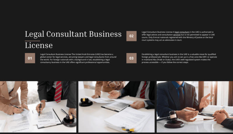 7 Powerful Steps to Obtain a Legal Consultant Business License in Dubai UAE